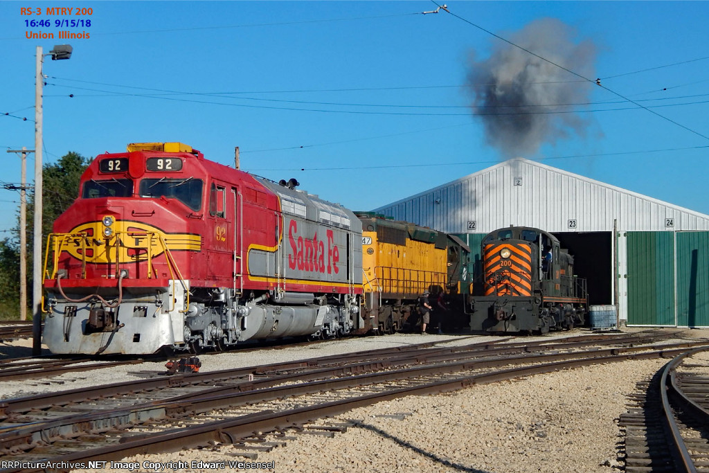 Cough - the RS3 has been summoned to caboose train duty